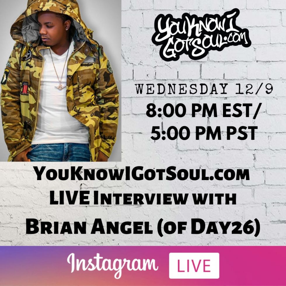 Brian Angel Talks Solo Career, Leaving Day26, Success Of Group ...